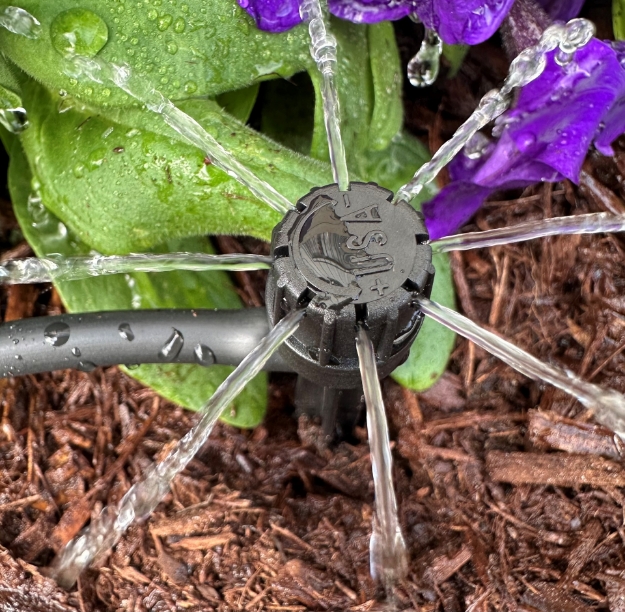 Mister Landscaper Drip Irrigation and Micro Spray. Patio & Potted Plant ...